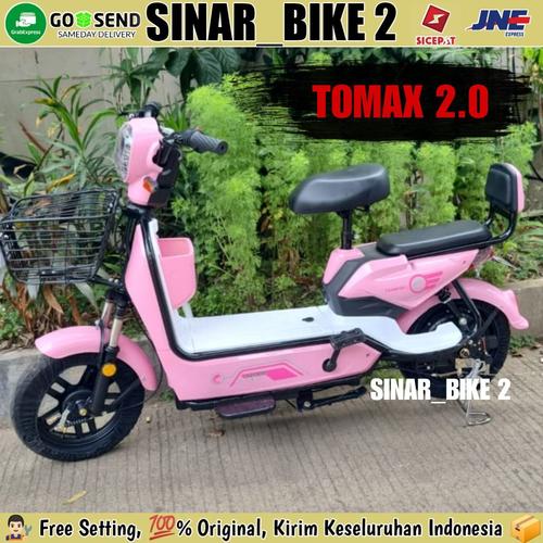 Jual Sepeda Motor Listrik CELCIUS TOMAX 2.0 NEW Electric E-Bike 450 ...