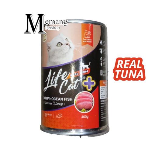 Jual Life Cat Plus Kaleng 400gr Real Tuna - Makanan Kucing - Cat Food ...