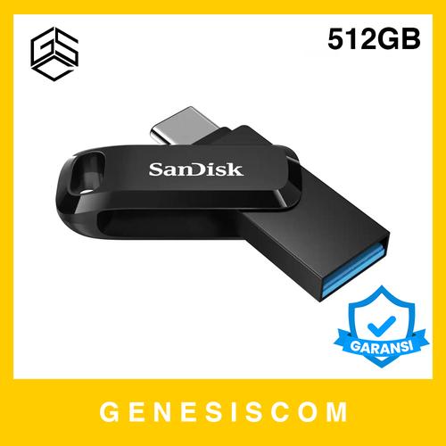 Jual Flashdisk OTG SANDISK 512GB Type C Ultra Dual Drive Go USB 3.1 ...