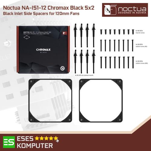 Jual Noctua NA-IS1-12 Chromax Black Sx2 Inlet Side Spacers Frame 120mm ...