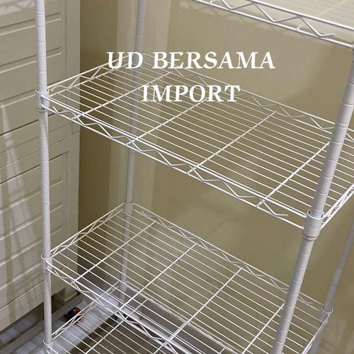 Jual KRISBOW Rak Besi 4 Tingkat/Rak Barang/Wire Rak - Putih - Kota ...