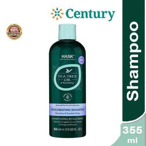 Jual HASK TEA TREE OIL & ROSEMARY INVIGORATING SHAMPOO 355ML/ PERAWATAN ...