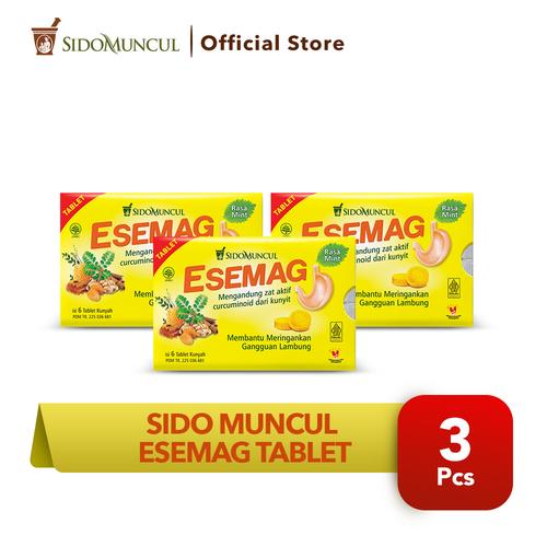 Promo Sido Muncul Esemag 3x6 Tablet - Sakit Perut Lambung Maag Perih ...