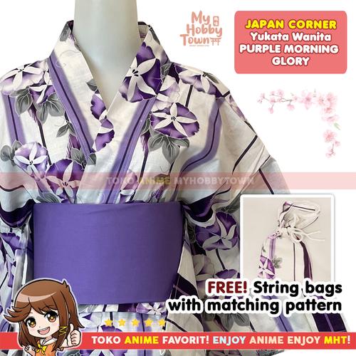 Jual Yukata Kimono Wanita : Purple Morning Glory - Kab. Tangerang ...