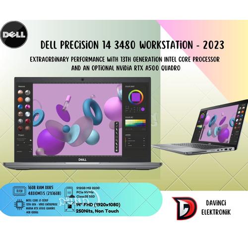 Jual DELL PRECISION 14 3480 WORKSTATION i7-1360P 16GB 512GB SSD RTXA500 ...