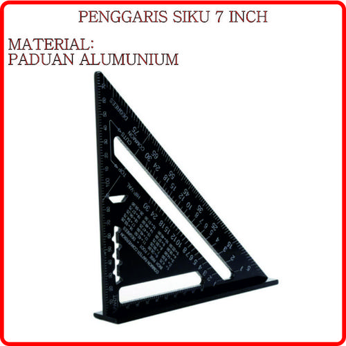 Jual PENGGARIS SIKU-7" MATERIAL ALUMUNIUM ALLOY - SIKU SILVER - Kab ...