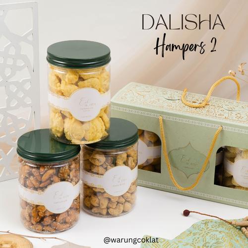 Jual Dalisha Hampers Paket Kue Kering Kacang Mede Toples 800ml / Hamper ...