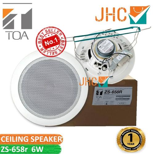 Jual TOA Speaker ZS-658R Ceiling Speaker Plafon ZS658R pengganti ZS ...