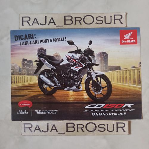 Jual Poster brosur katalog flyer Honda CB150R CB 150R Streetfire 2012 ...