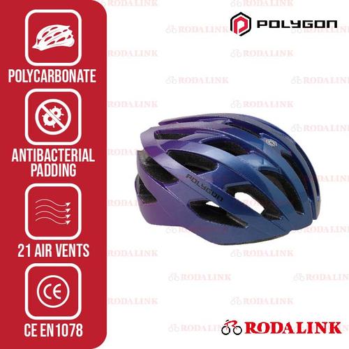 Jual Polygon Helm Sepeda Road Bike Axel | Helm Sepeda Balap - Red, L ...