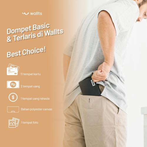 Promo Dompet Lipat Pria Hitam Wallts Keio Black - Black - Kota Bandung - Wallts Wallet Goods ...