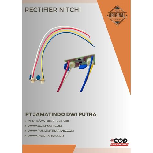 Jual RECTIFIER HOIST NITCHI MH5 ORIGINAL - Kab. Tangerang - JAMATINDO ...