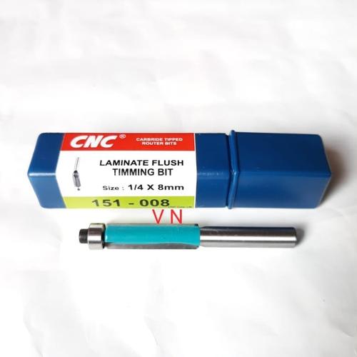 Jual Mata profil/router bits/laminate flush trimming bit lurus 8mm roda ...