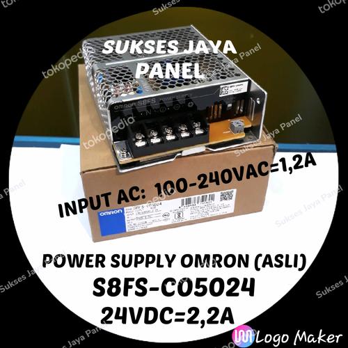 Jual Power supply omron(asli) S8FS-C05024 (24vdc=2,2a) - Jakarta Pusat - Sukses Jaya Panel ...