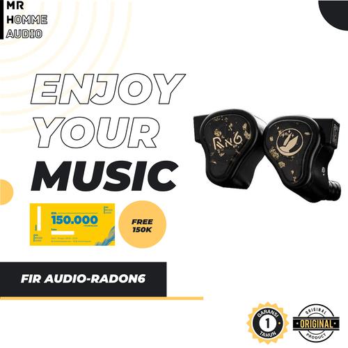 Jual FIR AUDIO RADON 6 Kinetic Bass Hybrid IEM Earphone Limited Edition ...