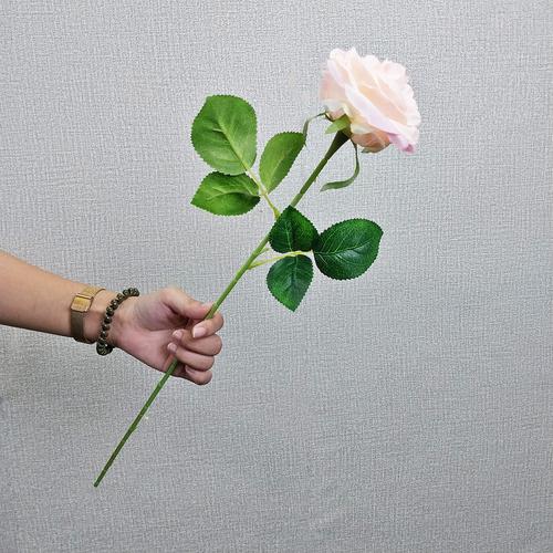 Promo Az Bunga Hias Mawar Tangkai Plastik Artificial Rose Ornamen ...