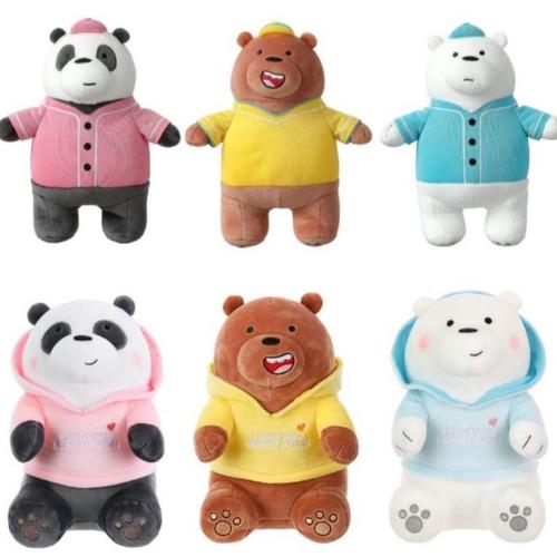 Jual New Miniso Boneka We Bare Bears Collections - Grizly autfit ...