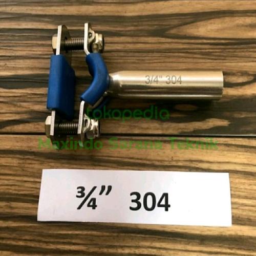 Jual Clamp Pipa Sanitary Stainless 1 1/2" Inch / Klem Pipa Holder SS304 ...