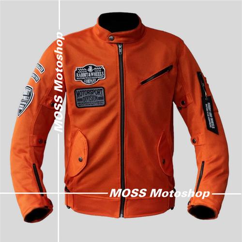 Jual Jaket Motor RABBIT & WHEELS BASIC REGULER ORANGE Original Product ...