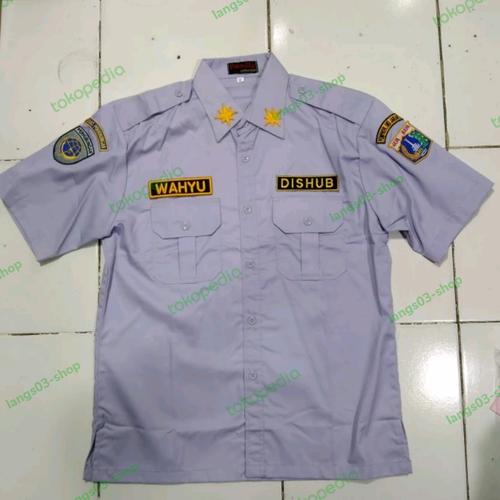 Jual kemeja pdh dishub /seragam PDH dishub/baju pdh dishub - XL ...