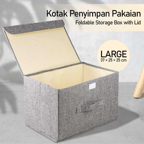 Promo STORAGE BOX ORGANIZER KAIN KOTAK TEMPAT SUSUN BAJU PAKAIAN BAG ...
