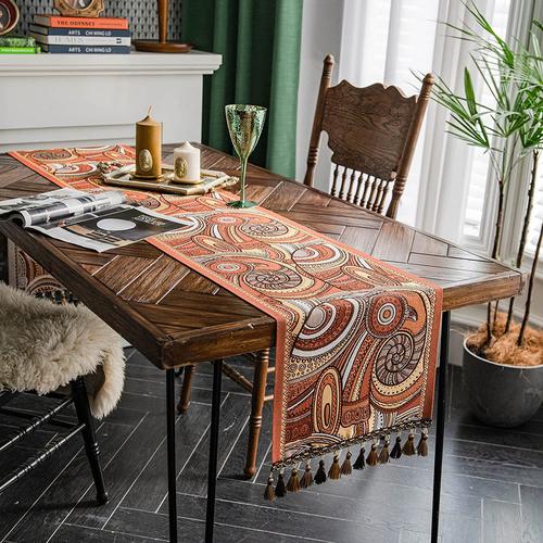 Promo Table Runner Tropical Taplak Meja Makan Tamu Premium Conch ...