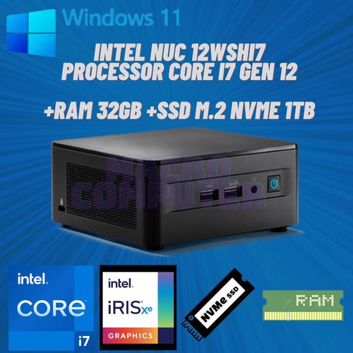 Jual MINI PC INTEL NUC i7 GEN 12 FULLSET WIN11 +RAM +SSD |INTEL ...