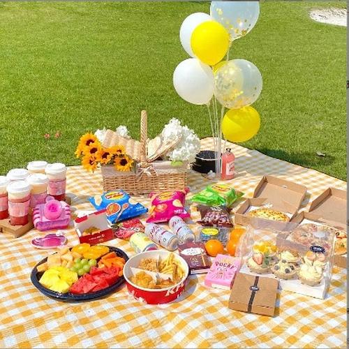 Jual Tikar Alas Karpet Duduk Piknik Tebal Lipat Pantai Anti Air ...