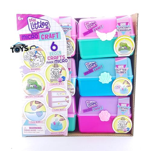 Jual Real Littles S6 Micro Craft Pack Diy Mainan Box Mini - Glitter ...