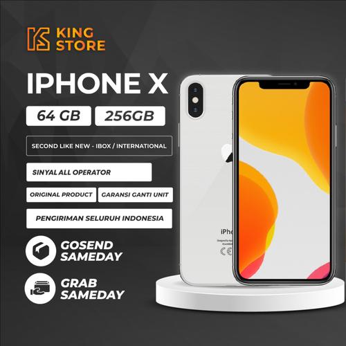 Jual IPHONE X 64 256 GB SECOND MULUS INTER IBOX - 64GB INTER - 64GB ...