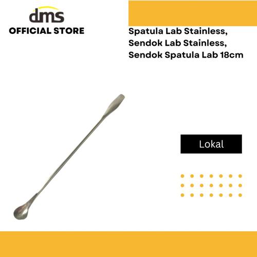 Jual Spatula Lab Stainless, Sendok Lab Stainless, Sebdok Spatula Lab ...