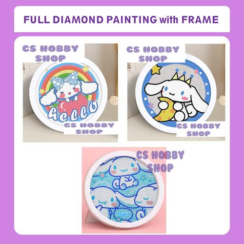 Jual Diamond Painting dengan Frame Bulat Sanrio Cinnamoroll DIY anak ...