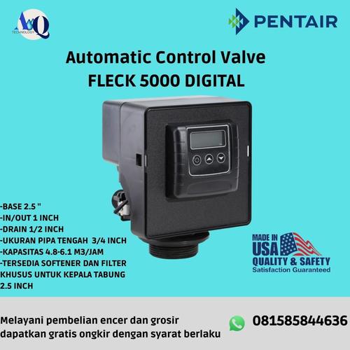 Jual Automatic Control Valve Fleck 5000 Digital Pentair - filter ...