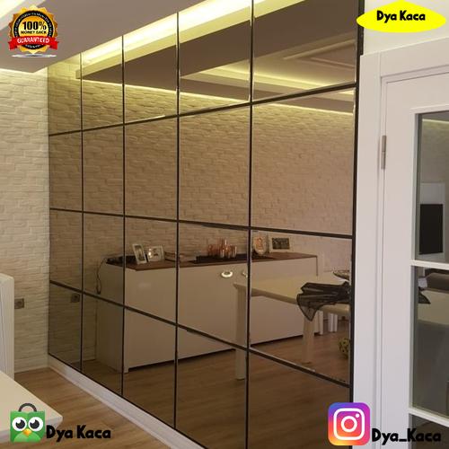 Jual Cermin Bevel / Cermin Bronze Dekorasi Bevel / Cermin Dinding Bevel ...