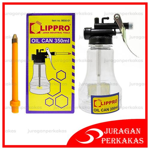 Jual LIPPRO Oil Can 350 ml Plastik Botol Minyak Wadah Semprotan Oli ...