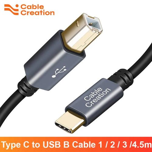 Jual CABLE CREATION CC079X Type-C to USB-B OTG Cable for Printer ...