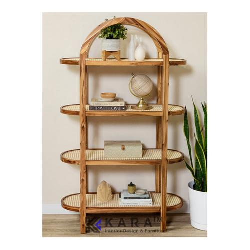 Jual Rak Pajangan Anyaman Rotan / Rak Buku / Rattan Rack - Kab. Jepara ...