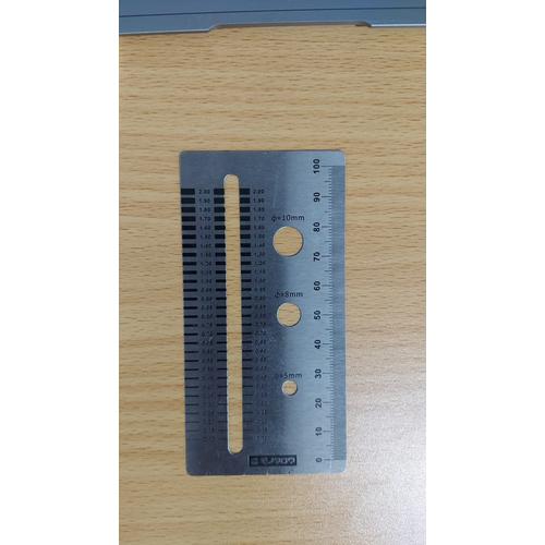 Jual Crack Scale Card/Kartu Keretakan Beton atau Tembok.Ketelitian0.1 ...