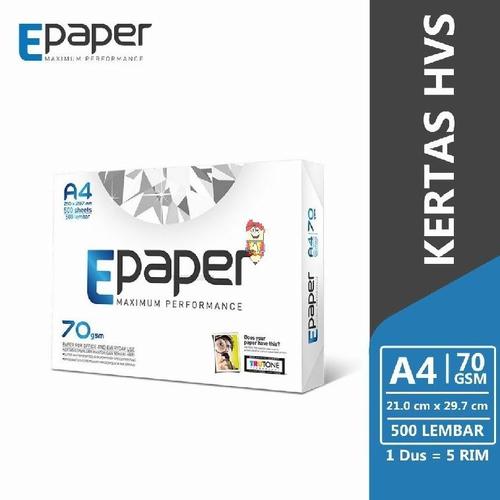Jual Kertas HVS A4 75 Gsm E-Paper - Jakarta Selatan - Rosida mart ...