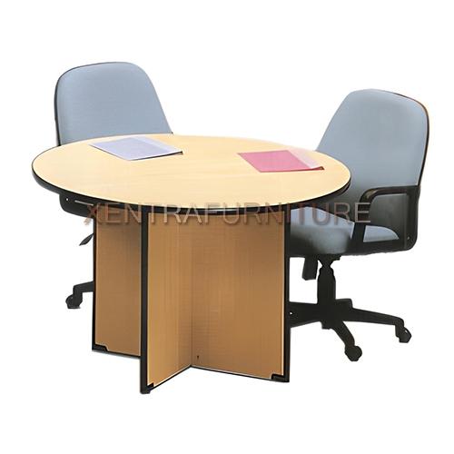 Jual Meja Rapat Bulat Meja Meeting Bundar 90cm Untuk 4 Orang Glory GD ...