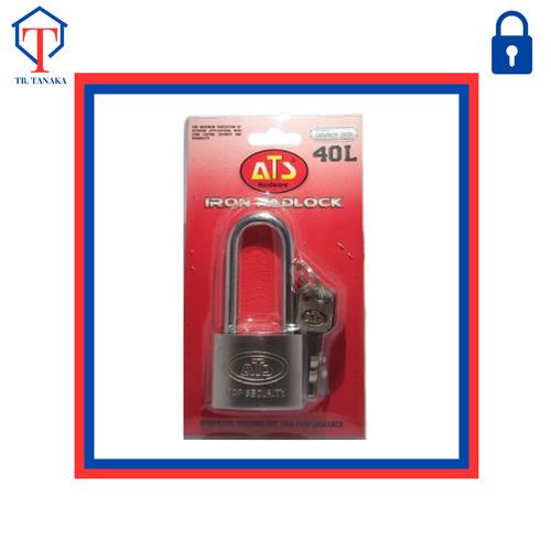 Jual Gembok ATS 40mm Leher Panjang (kunci pagar, rumah, motor) Full ...
