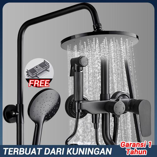 Promo Set Shower Panas Dingin Persegi / Set Shower Bulat Full Tembaga ...