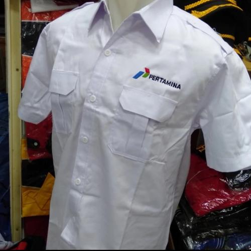 Jual kemeja putih Pertamina lengan pendek - Jakarta Pusat - BAROKAH 28 ...