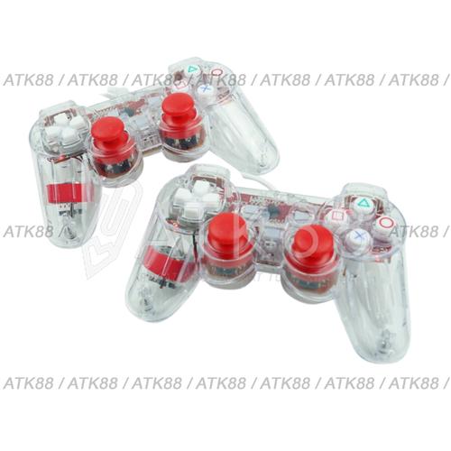 Promo Gamepad M-Tech Double 2pc Transparan Original Stick PC Laptop PS ...