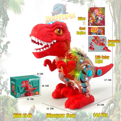 Jual BRO1548 Trex Tyrannosaurus Dino Dinosaurus Gear Transparan Hewan ...