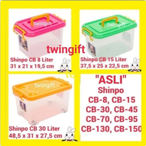Jual Container/Kontainer Box Serbaguna, Shinpo Asli - CB 8 Liter ...