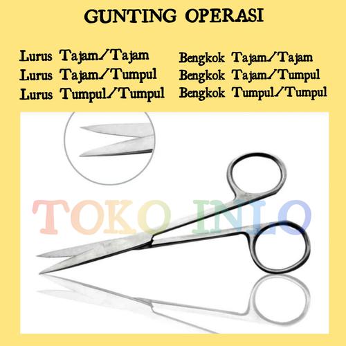 Jual Gunting Bedah/Gunting Operasi/Instrumen Alat Bedah - Lurus Tu/Tu ...