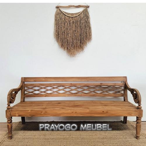 Jual kursi risban antik jati murah bangku resban vintage kuno jadul ...