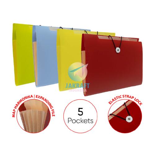Promo (1 Pcs) Expanding File A4 JOYKO EF-6A4 Map Harmonika Dompet ...