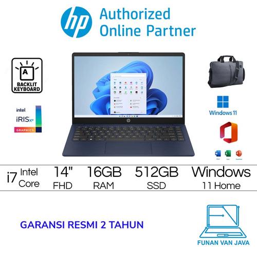 Jual HP Laptop 14-ep0018TU ep0019TU i7-1355U 16G 512G 14"FHD IrisXE W11 ...